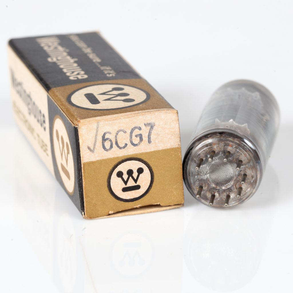 Válvula 6CG7 – WESTINGHOUSE/RCA – Hobbytools – Ferramentas para hobbistas